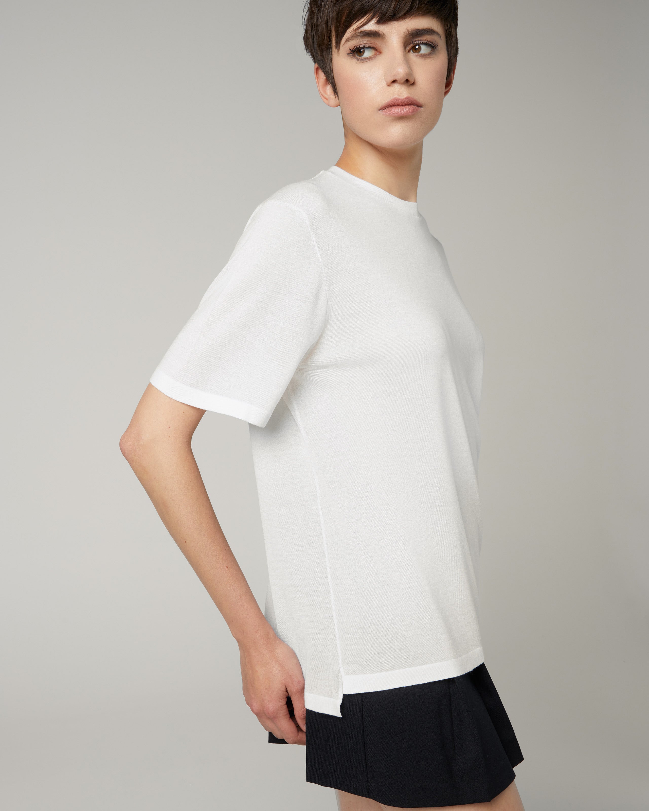 Boxy T-Shirt – Manrico Cashmere